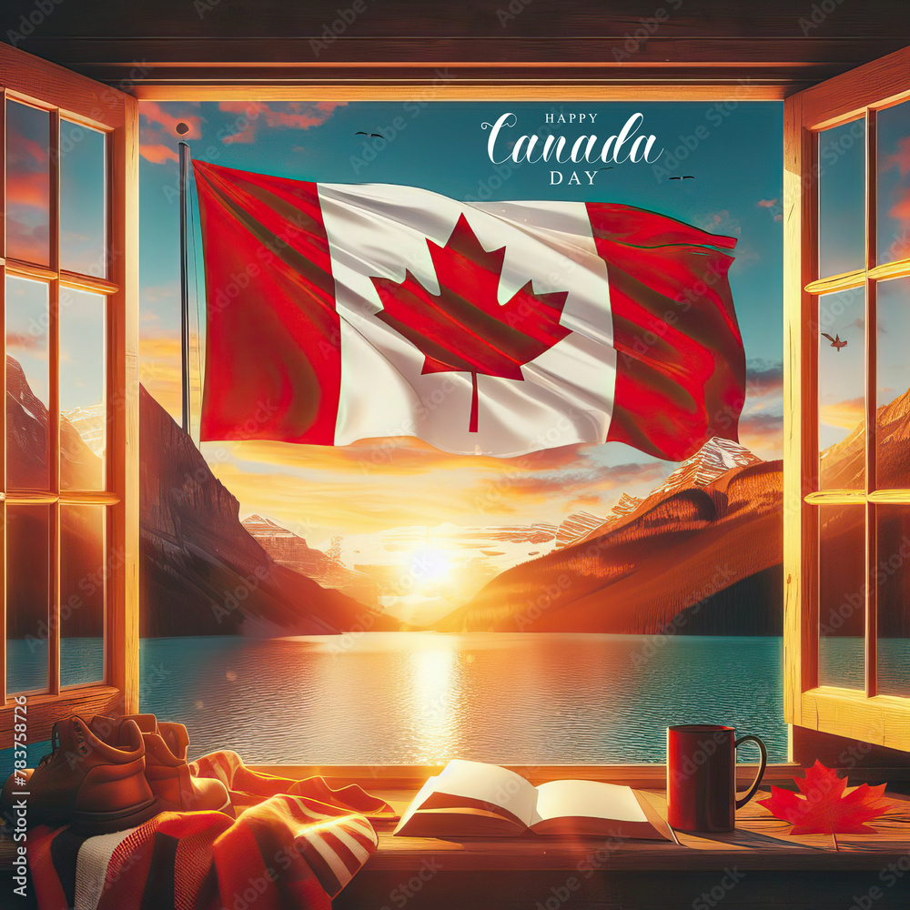 Canada Day, Post, Canada Day Poster, Background With. Happy Canada Day ...