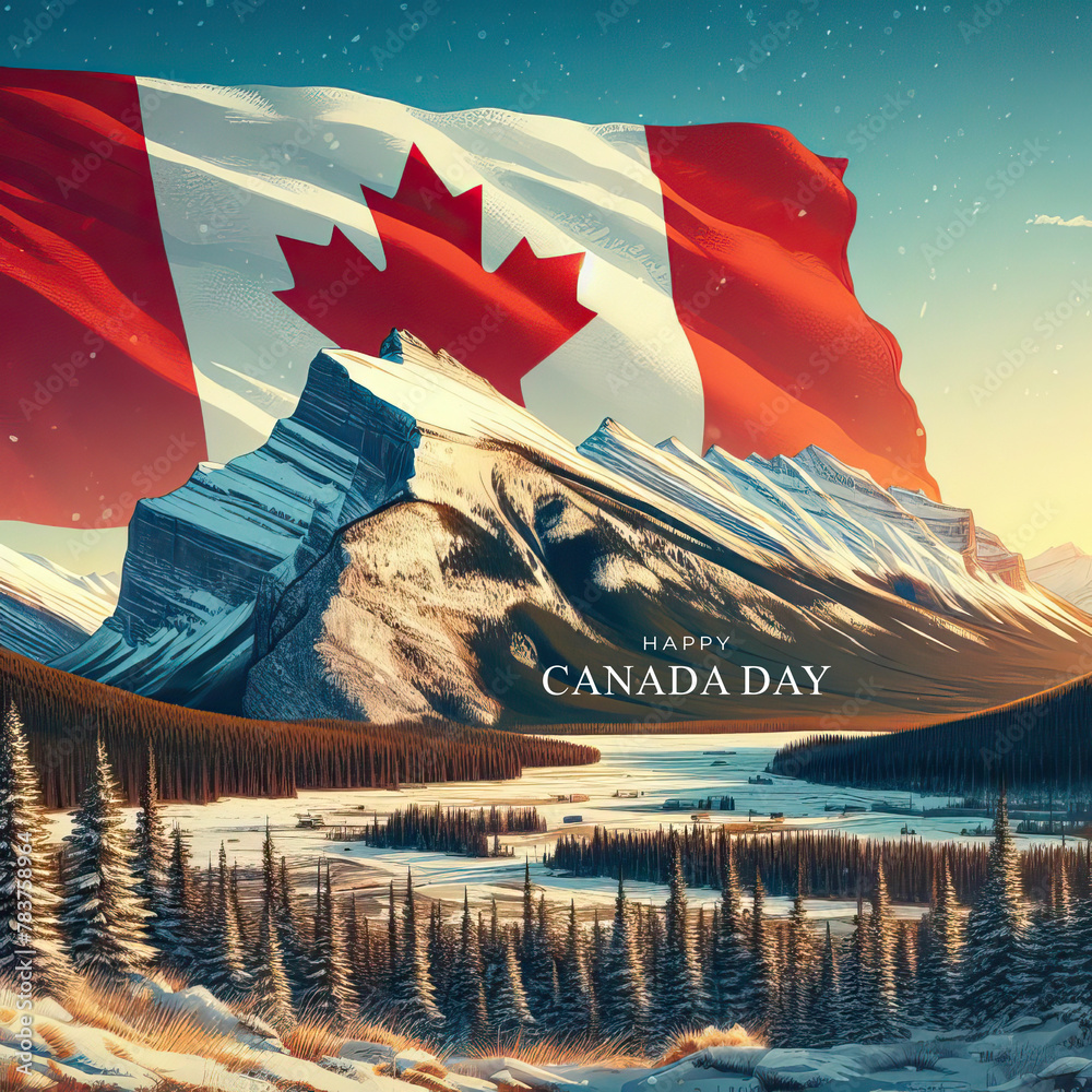 Canada Day, Post, Canada Day Poster, Background With. Happy Canada Day ...
