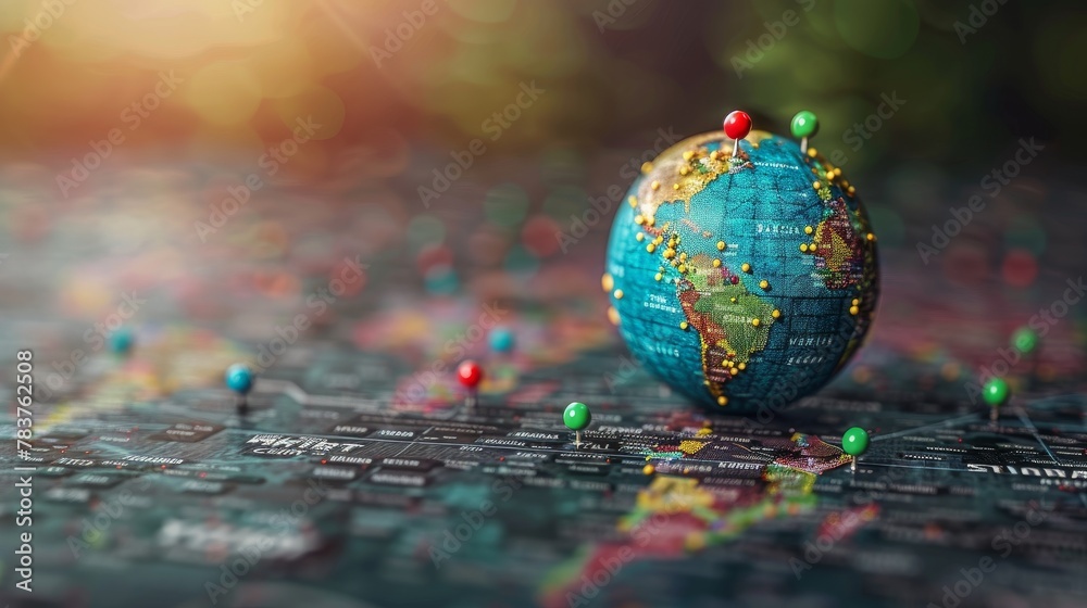 Geographic Information System (GIS): A 3D vector illustration of a ... Geographic Information System (GIS): A 3D vector illustration of a ...