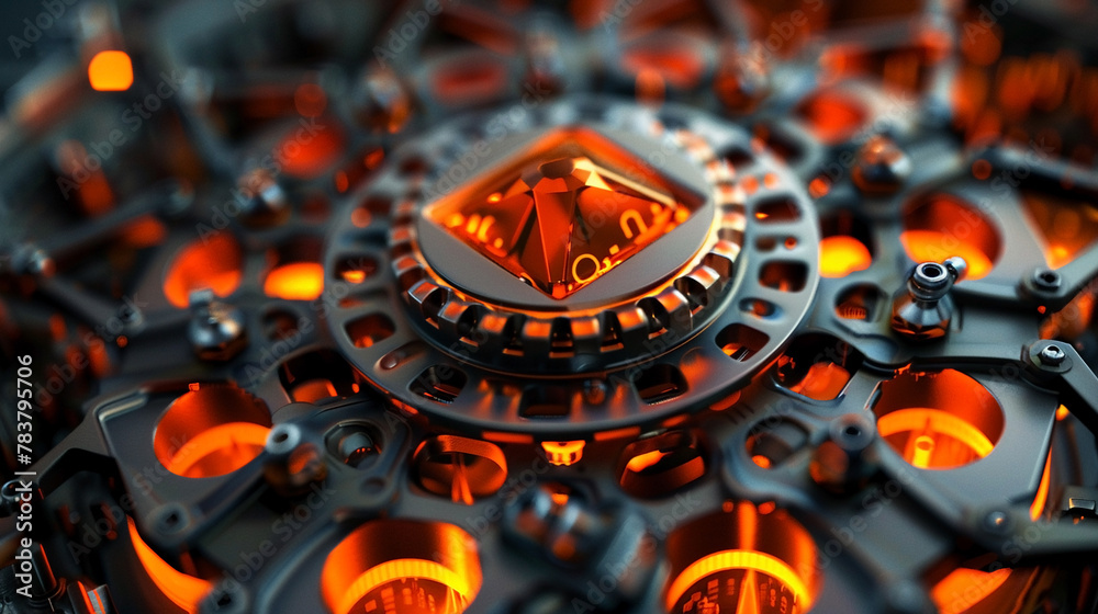 With precision and passion, intricately modifies the rotary engine ...