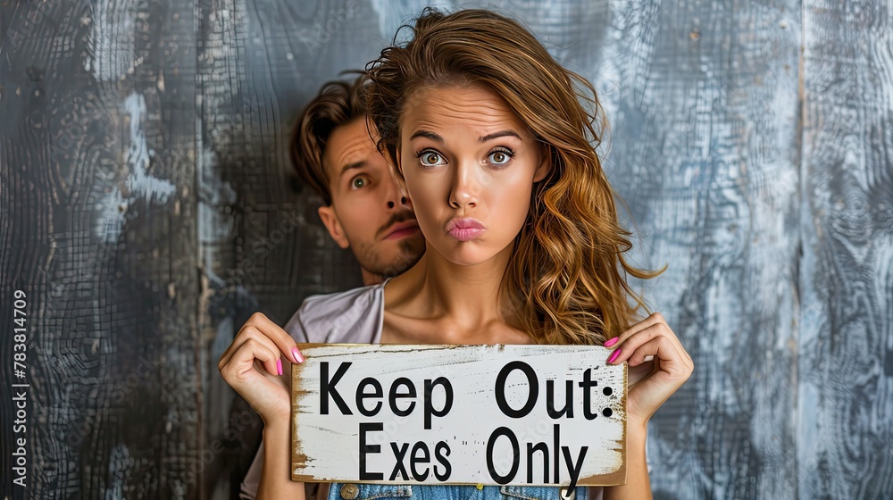 banner background National Ex-Spouse Day theme, and wide copy space, An ...