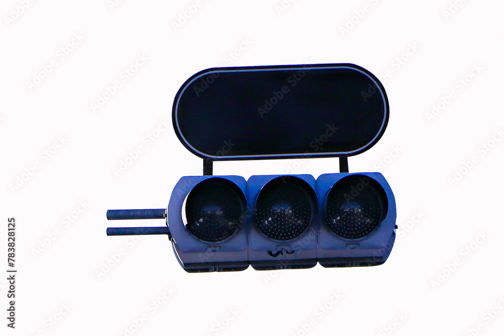 Traffic lights with green, red light lit. Sign or symbol car allowed ...