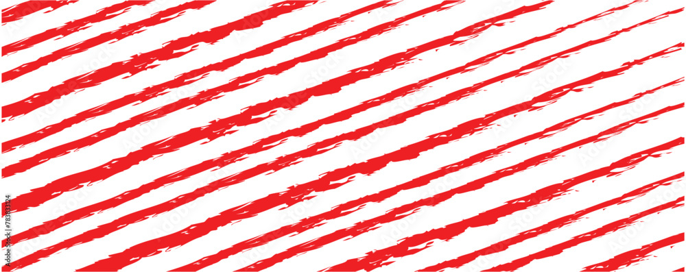 Red, white rough stripes texture seamless pattern. Great for modern ...