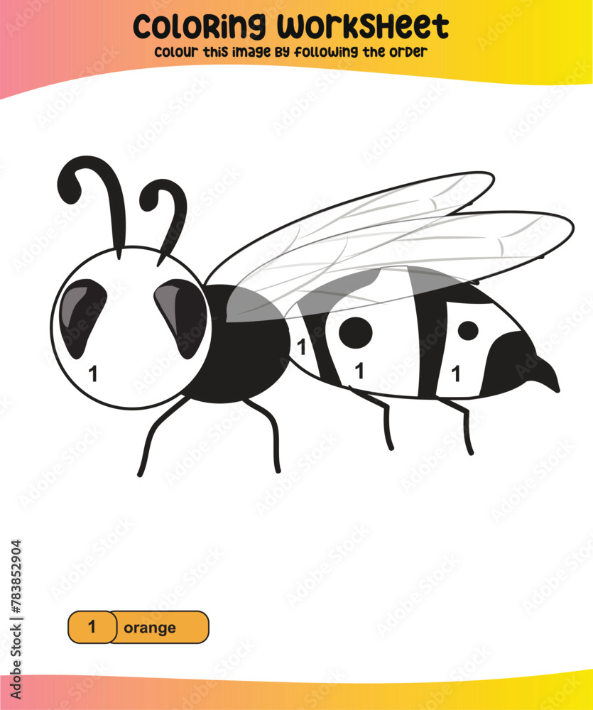 Coloring worksheet page. Educational printable coloring worksheet ...