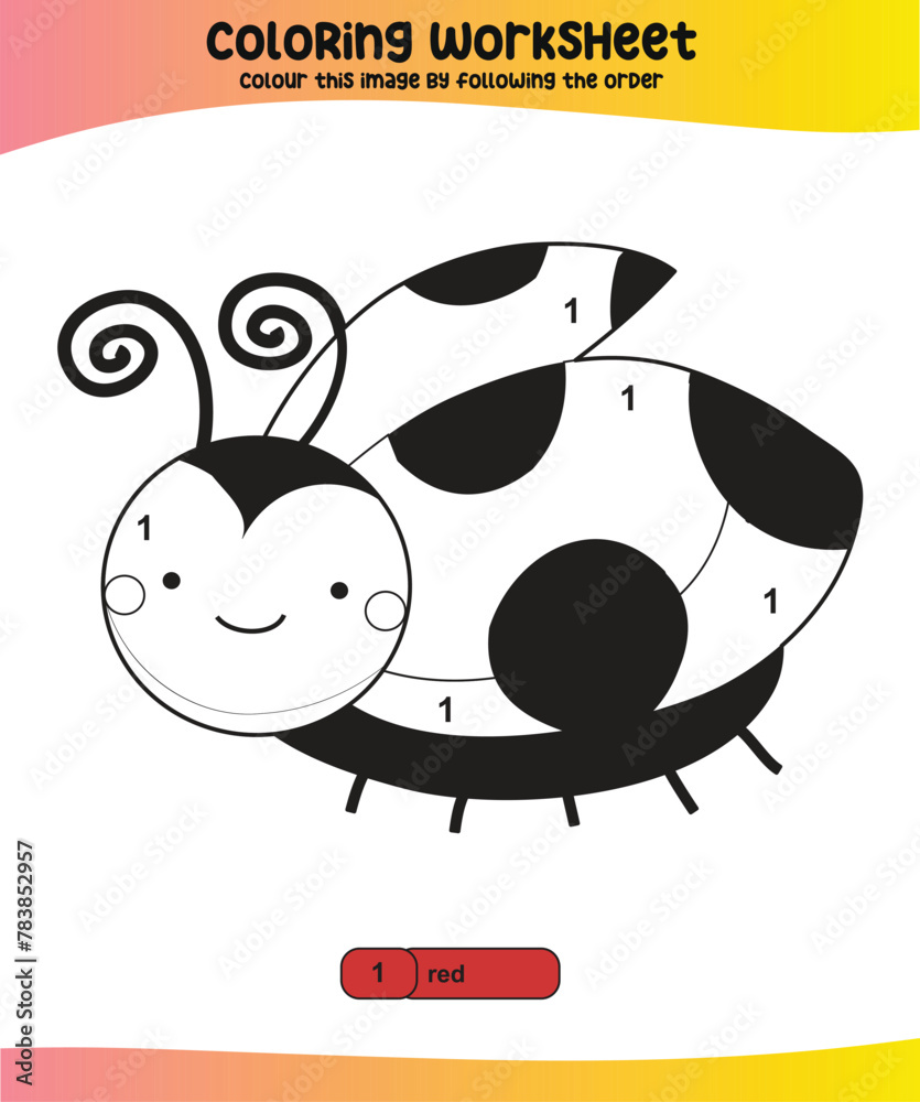 Coloring worksheet page. Educational printable coloring worksheet ...