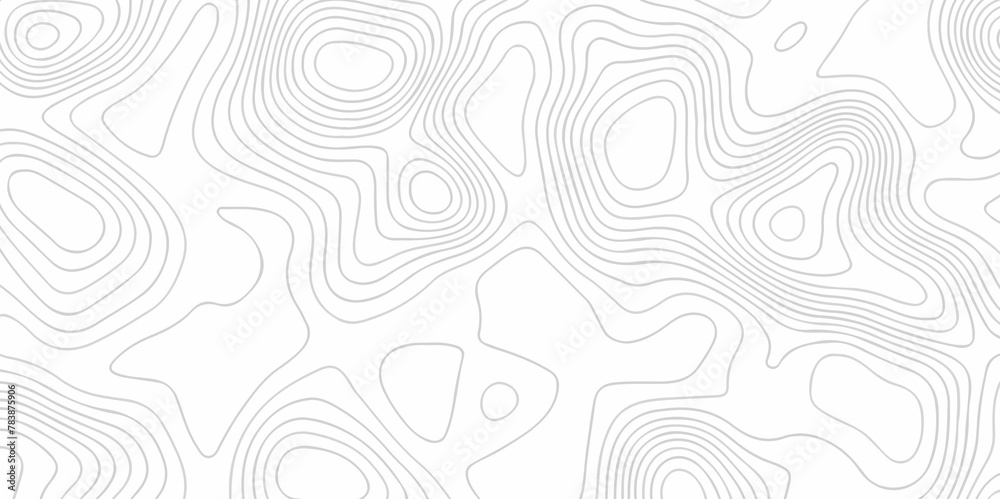 Abstract pattern with lines topographic map background. Topography and ...