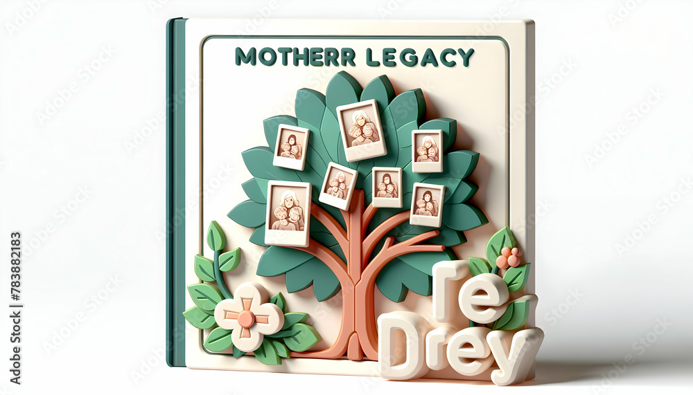 3D Icon: Mother Legacy - Family Tree Poster Celebrating Mother's Day ...
