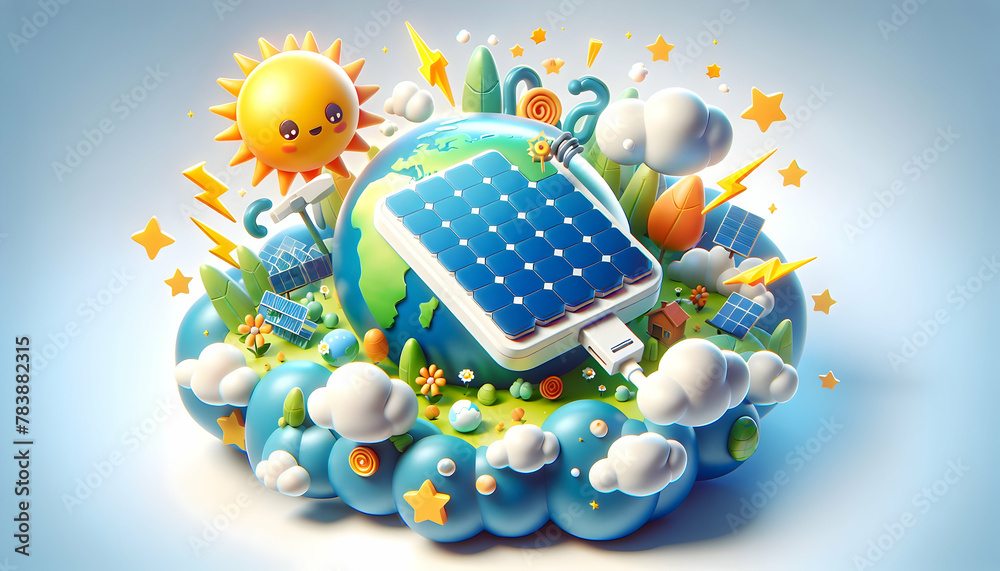 3D Recycle Revolution: Bold Graphics for Earth Day Poster, Promoting ...