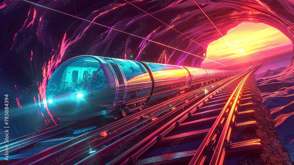 Utilize CG 3D rendering to depict an eye-level perspective of a ...