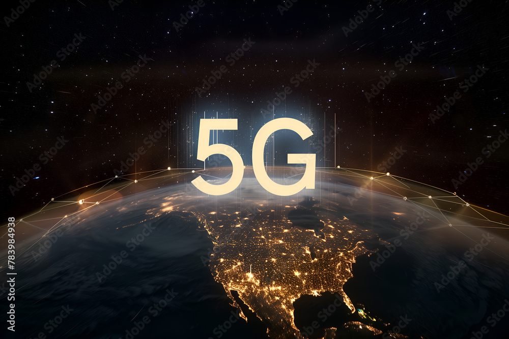 5G mobile telecommunication network in Earth planet for high speed ...