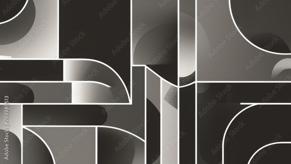 Minimalist design elements and clean lines abstract background ...