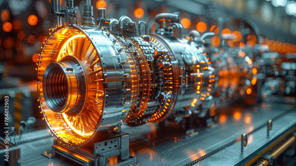 Large turbine industrial compressor for air injection and pressure ...