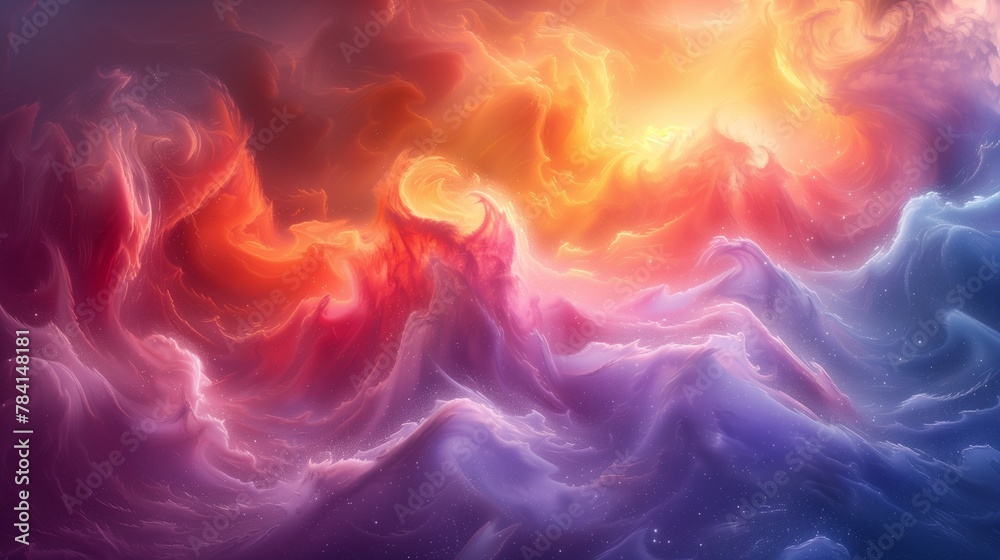 Behold the mesmerizing blend of cosmic gases and dust in this ...