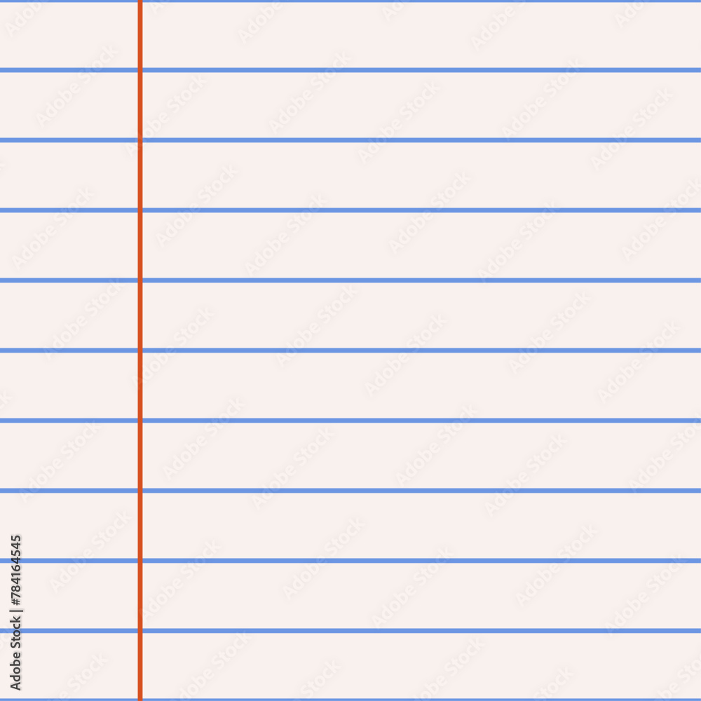 Notebook paper texture, clean squared blank sheet. Vector illustration ...