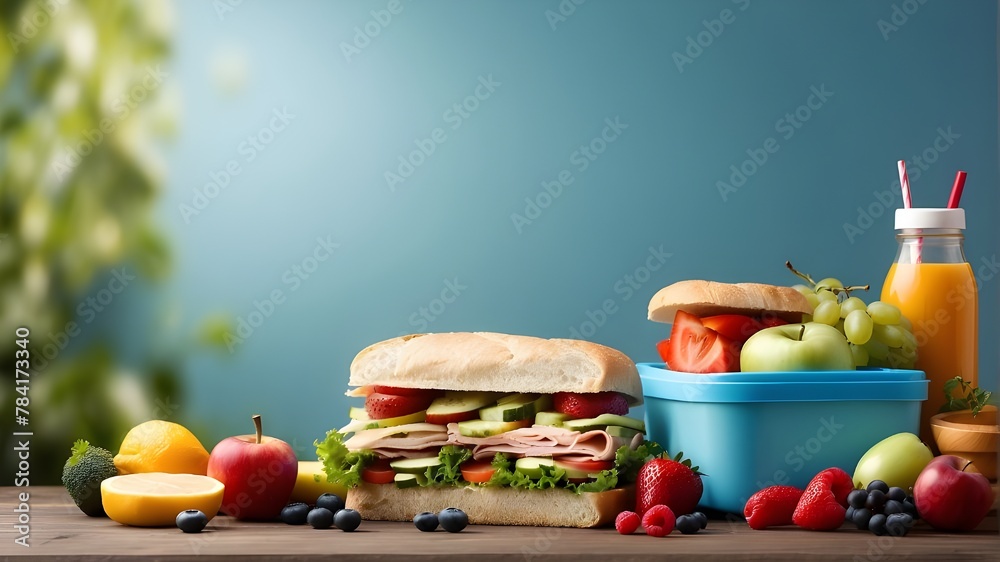 The ideas for a broad banner with copyspace area can be used for a ...