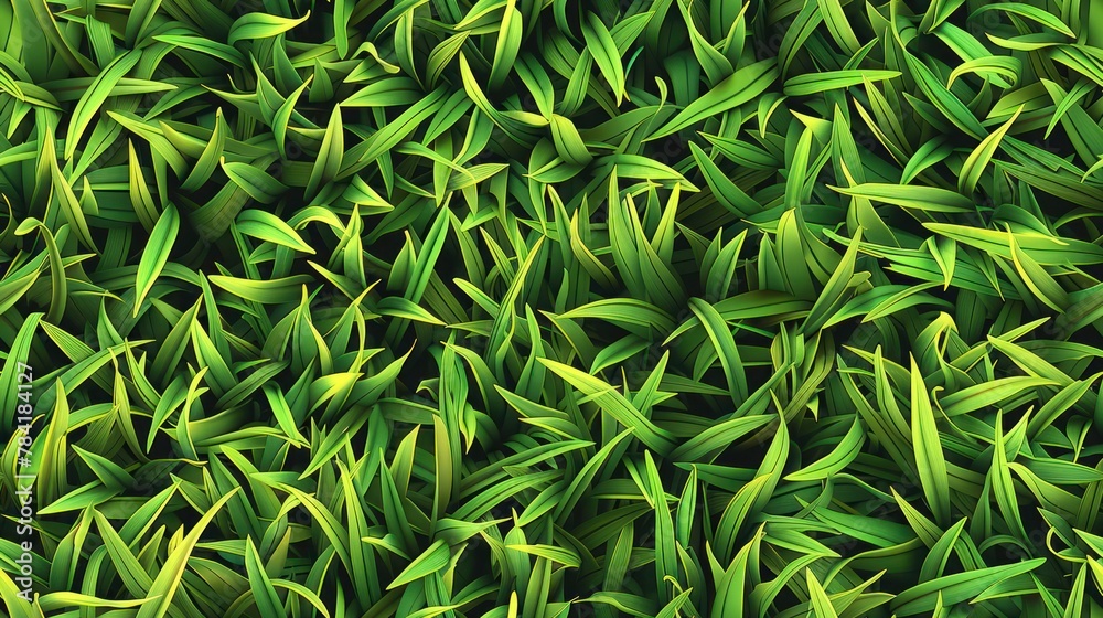 green poly cartoon grass texture background - Seamless tile tile Stock ...