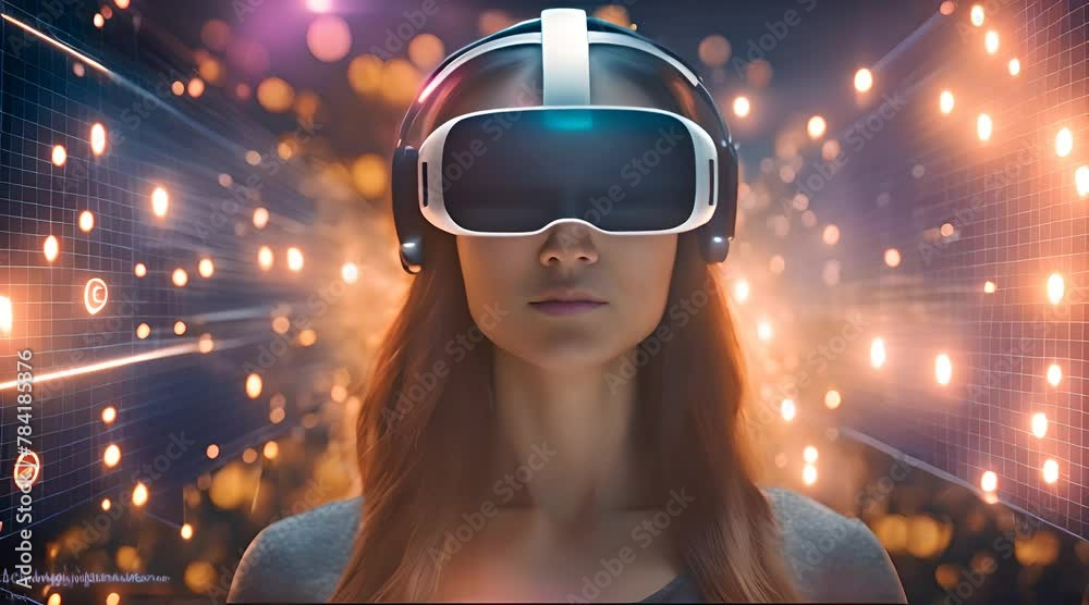 Connected Web of Virtual Social Media: VFX Animated Background ...