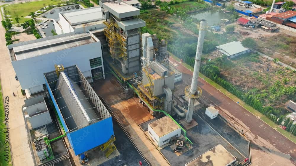 Drone's-eye view reveals an unlikely fusion, where mountains of waste ...