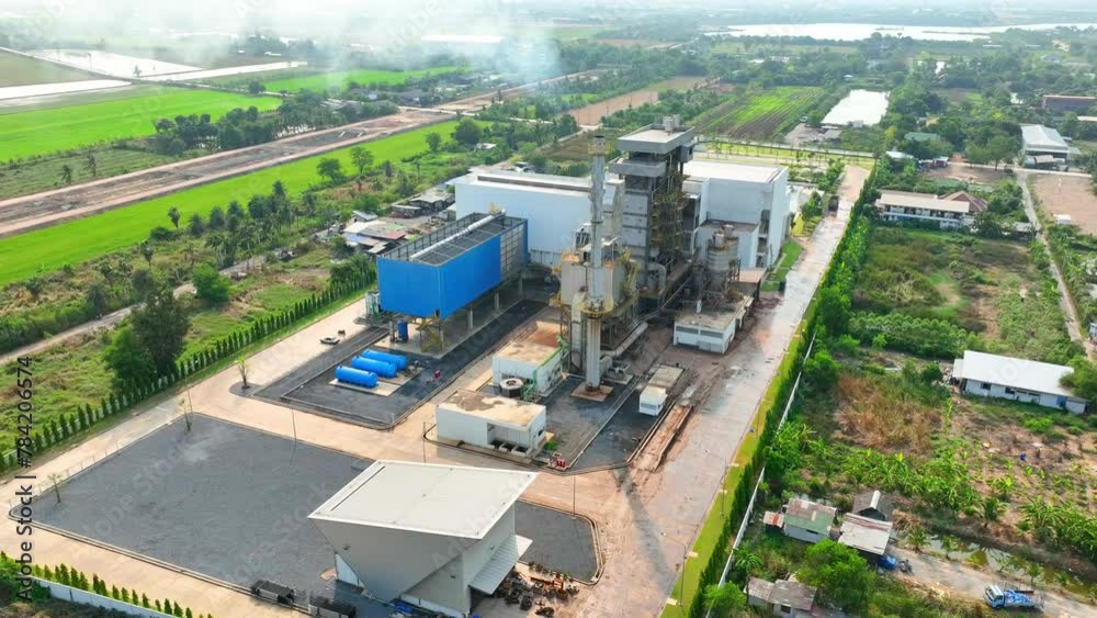 Utilizing waste for energy, the landfill power plant converts trash into electricity, reducing ...