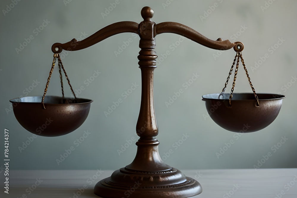 Weights, balance. Imbalance in the libra. Scales of justice. Balance ...