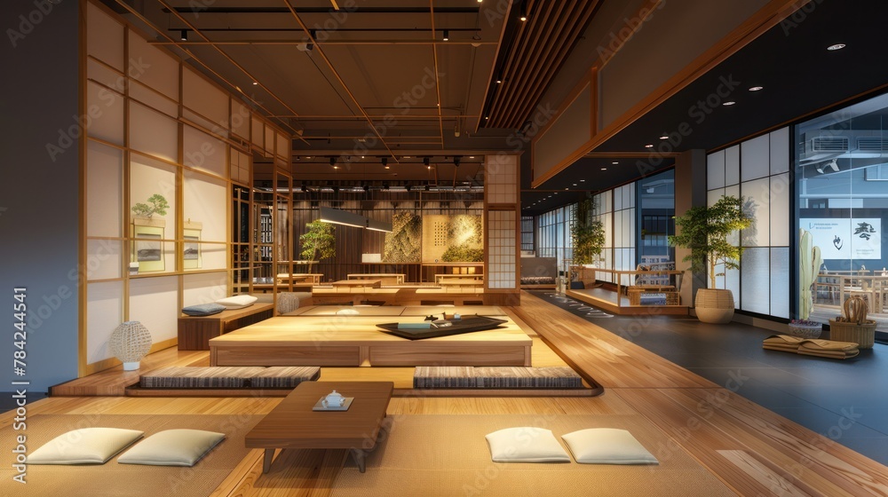 Modern interior view of Nitori store showroom in Gurney Paragon, Penang ...