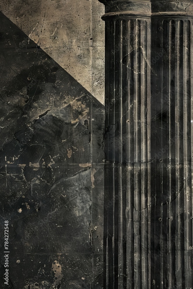 Ancient surreal roman, greek patterns on marble. Luxurious stone ...