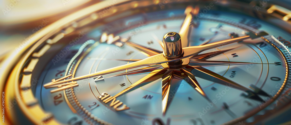 Compass needle points to SUCCESS, bypassing FAILURE, a journey to ...