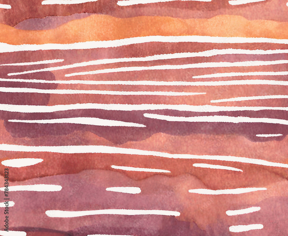 Abstract African or Aboriginal lines on a gradient background in dark ...