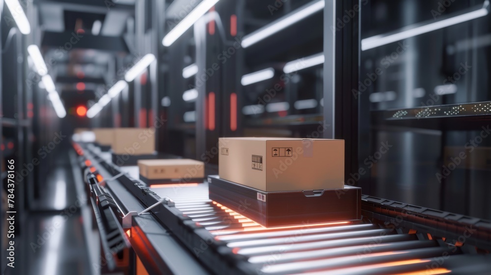 Automated package handling system using AI to optimize storage and ...