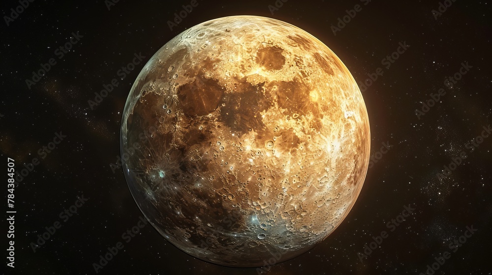 Ultra-realistic depiction of the planet Pluto, high-resolution Stock ...