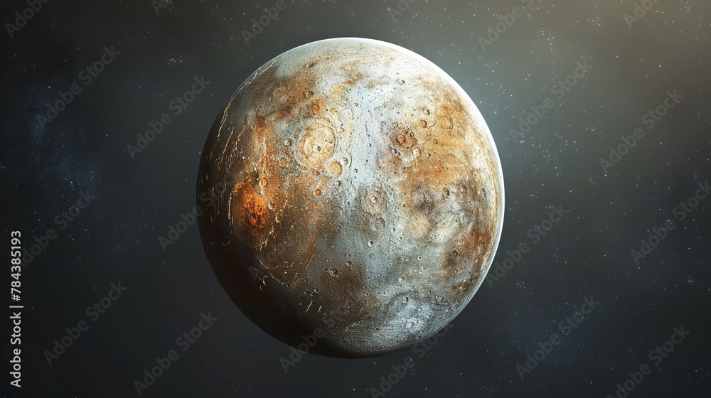 Ultra-realistic depiction of the planet Pluto, high-resolution Stock ...