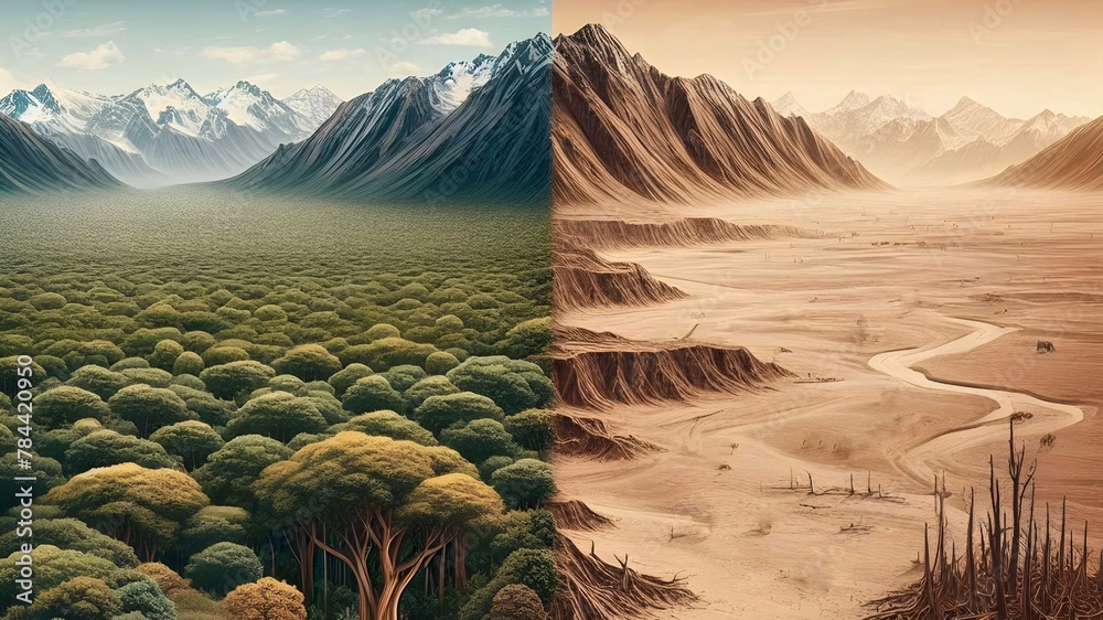 The difference between forests full of life and a barren desert devoid ...