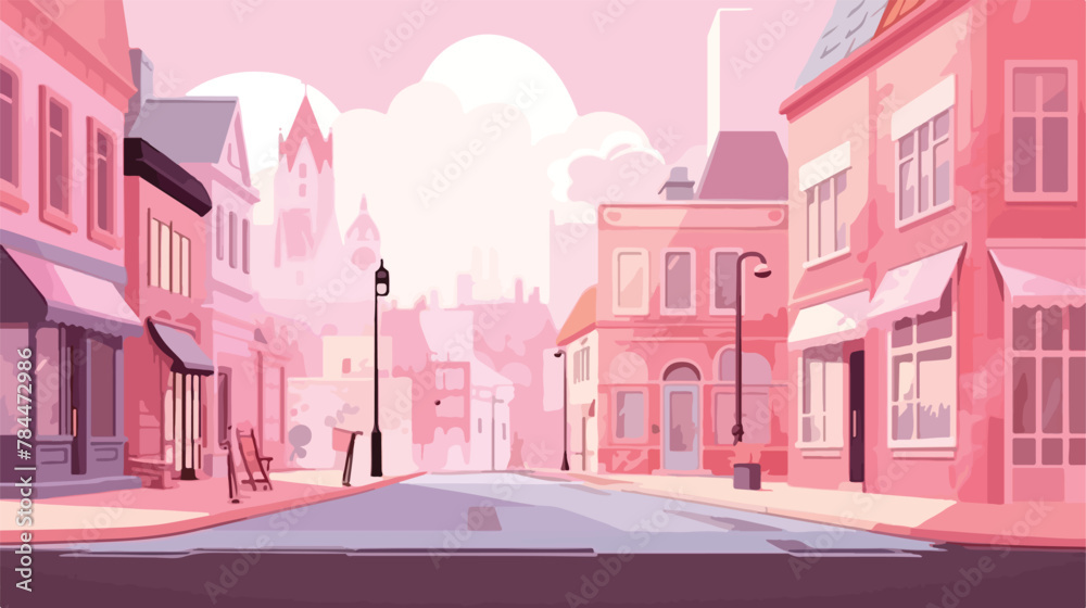 Pastel pink background .. 2d flat cartoon vactor illustration Stock ...