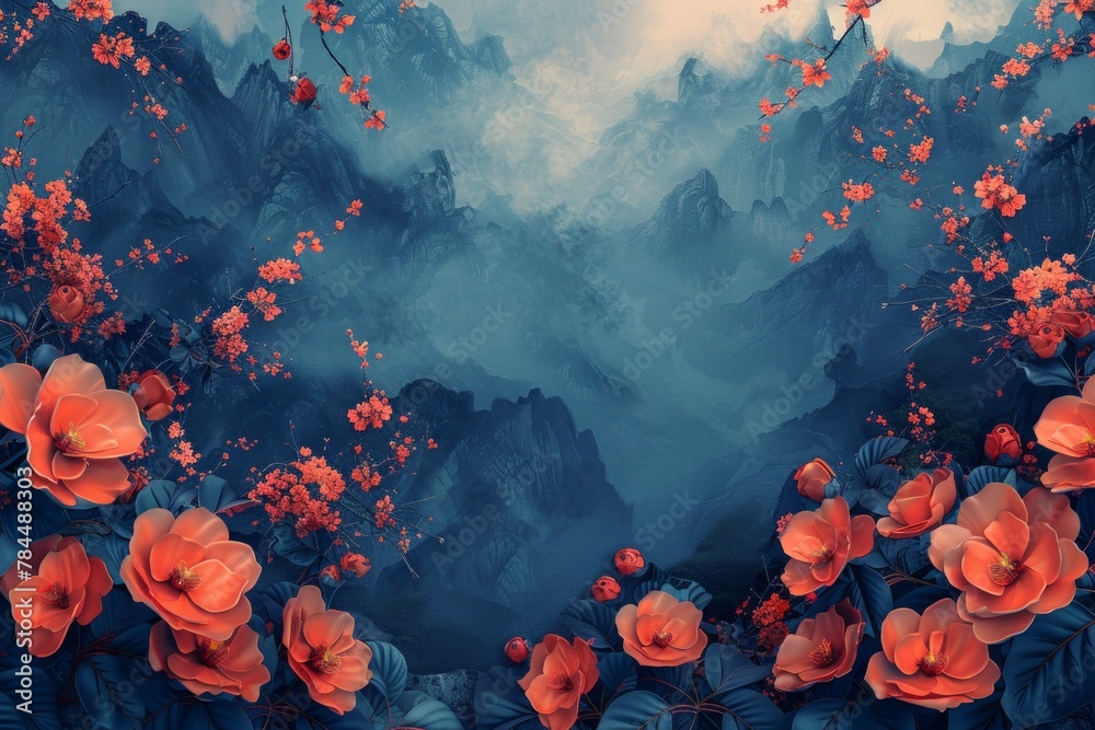 abstract backrgound for south east asian Heritage Month, Asian American ...