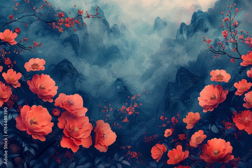 abstract backrgound for south east asian Heritage Month, Asian American ...