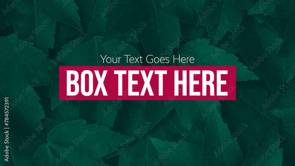 Box Text with Animation Presets Stock Template | Adobe Stock