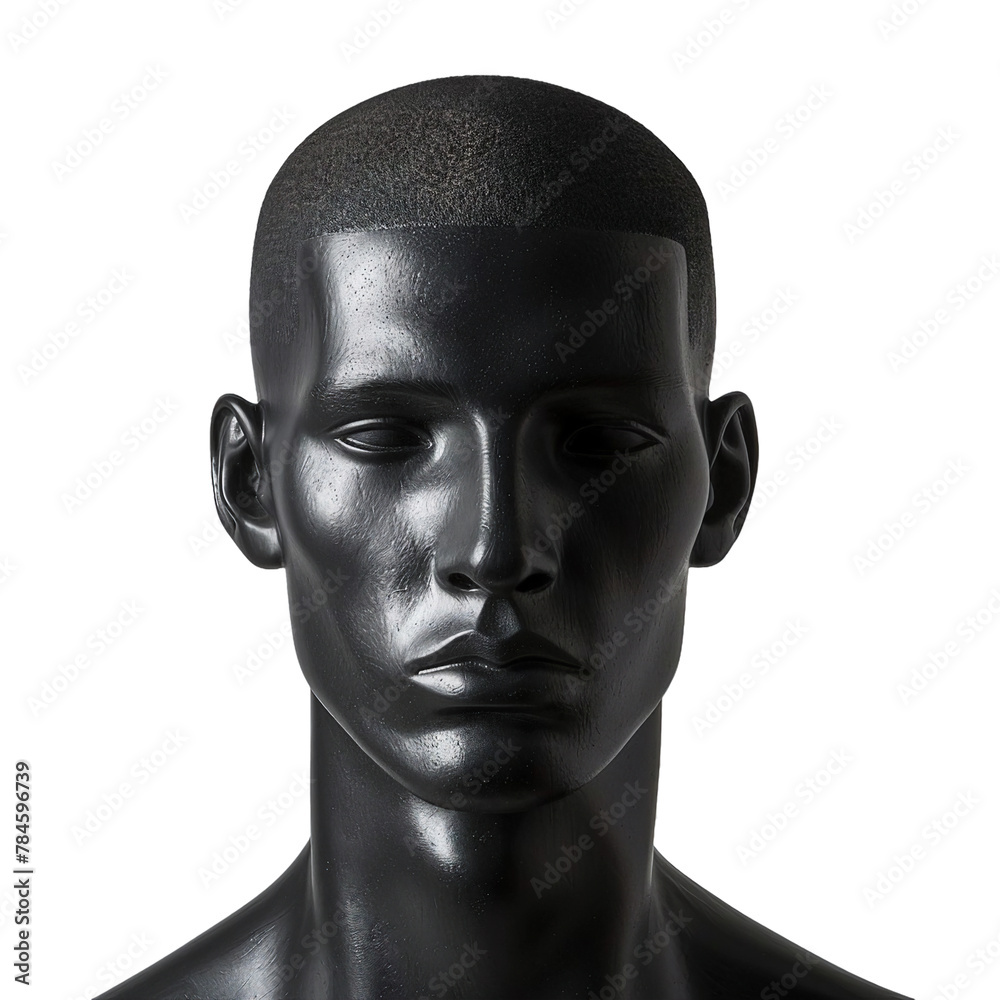 Flat Top male mannequin, transparent background, isolated image ...