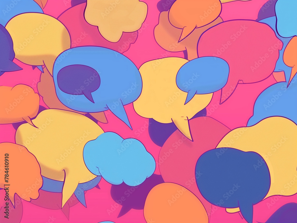 An animation frame capturing the climax of a discussion, with ...