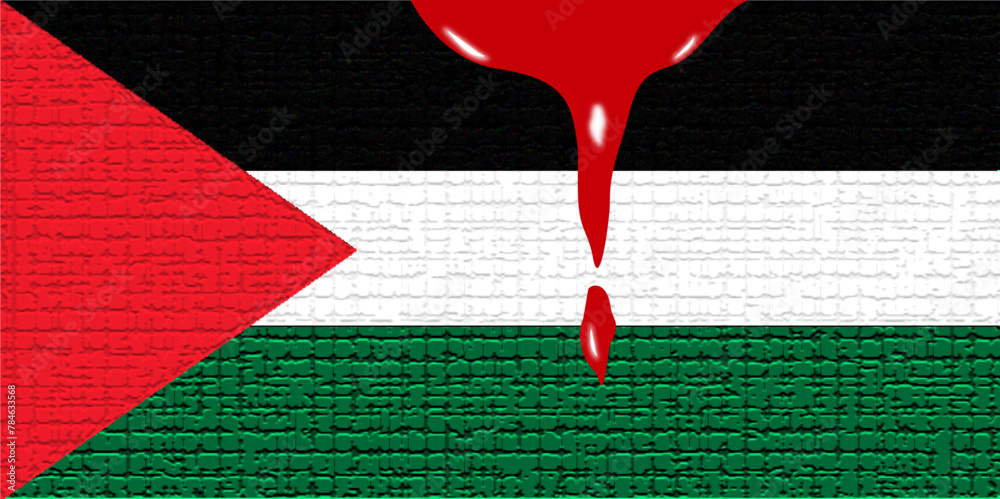 Free Palestine poster design with Palestine flag. Palestine flag ...