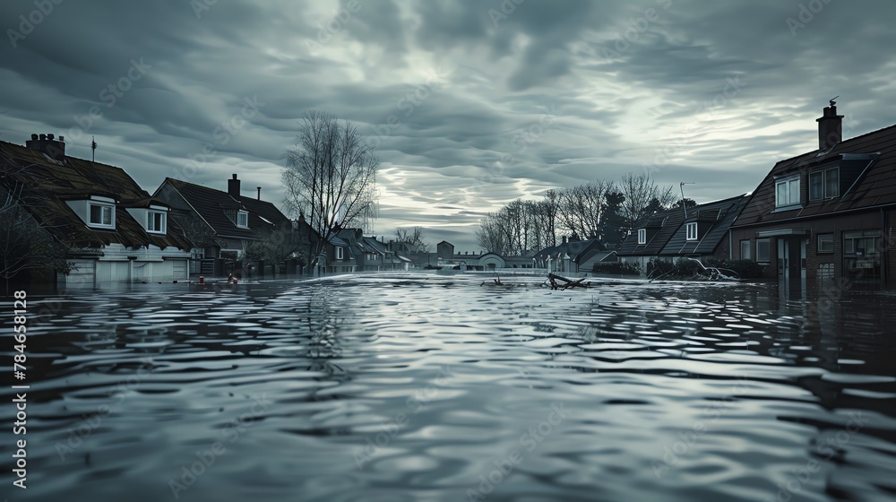 Catastrophic Floods, capturing the devastation caused by severe ...