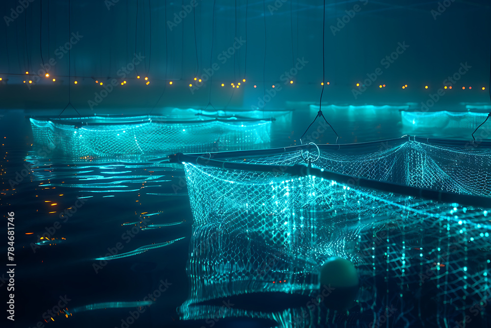 Intricate wireframe-based visualization of a glowing translucent ...