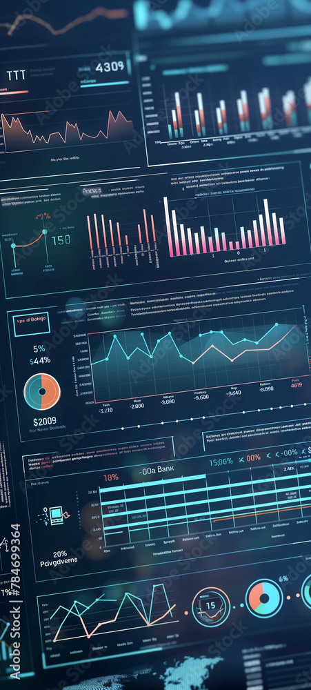 Professional key performance indicator KPI metrics dashboard for sales ...