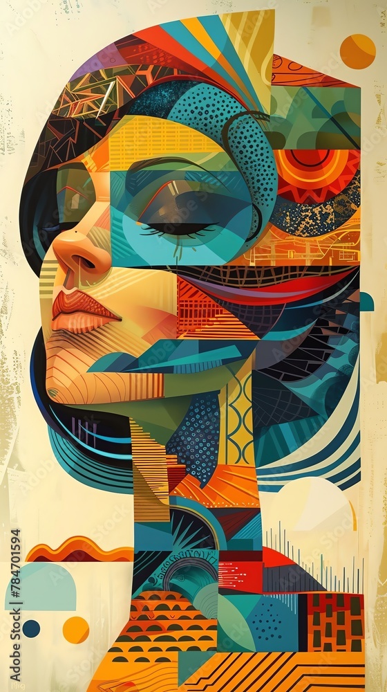 Explore the depths of biographical surrealism through digital glitch ...