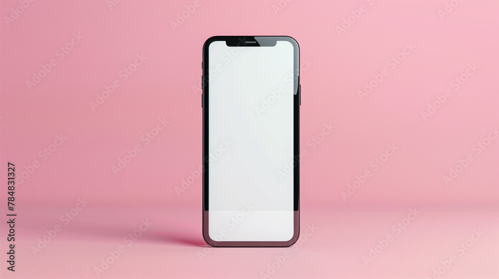 iphone screen template. mockup realistic smartphone frame design. Stock ...