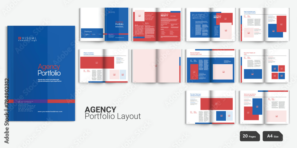 Agency Portfolio Design Portfolio Brochure Design Template Portfolio ...