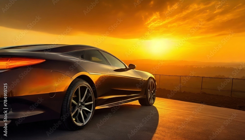 Wallpaper compact SUV car with sport and modern design parked on ...