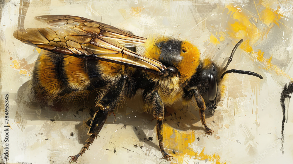 Ancient mythical creature known as the Stingwing, a monstrous bee-like ...