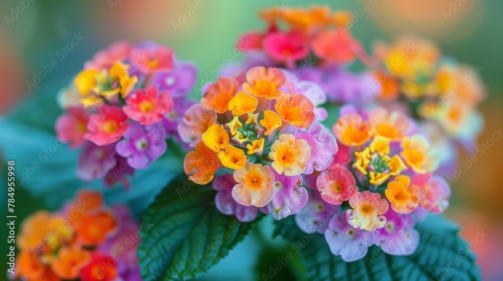 Lantana montevidensis, commonly known as trailing lantana or purple ...