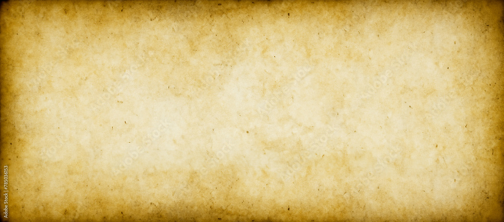 Papier Banner Papyrus Pergament alt Vintage handgeschöpft gelb braun ...