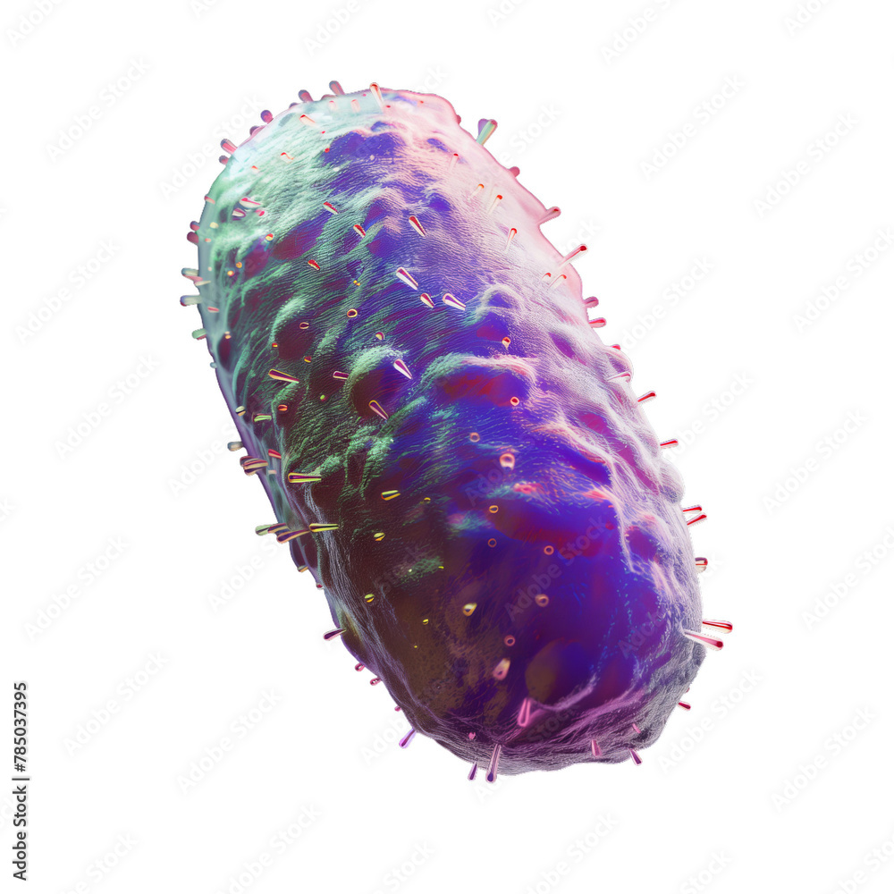 proteus the bacterium is isolated on a transparent background ...